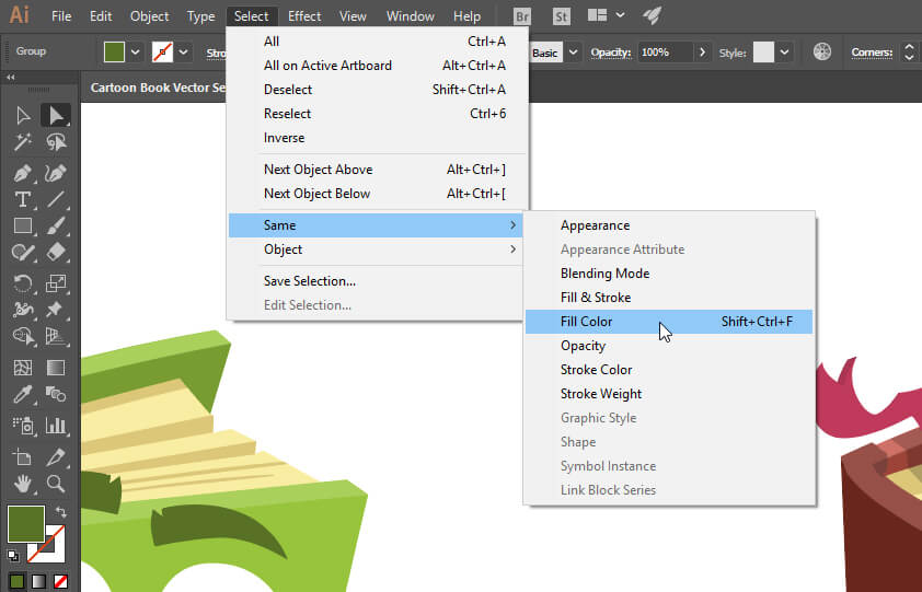 How To Change Color Of Vector Image For Beginners Vector Characters