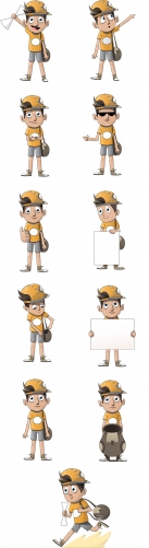 Boy Vector Character - Vector Characters