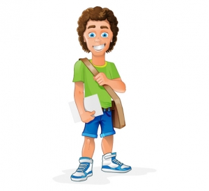 Student Vector Character - Vector Characters