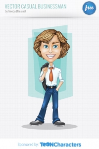 Vector Casual Businessman - Vector Characters