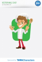 Vector Male Chef - Vector Characters