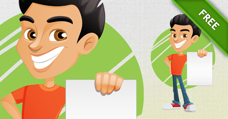 Vector Man Presenter - Vector Characters