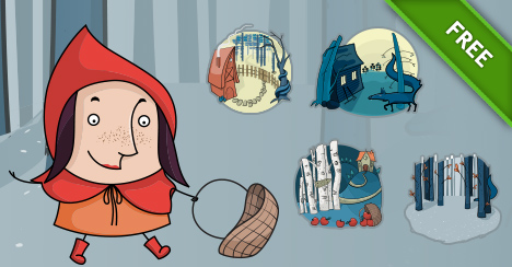 Vector Red Riding Hood - Vector Characters
