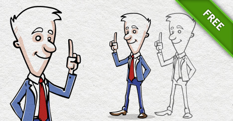 Young Business Guy - Vector Characters