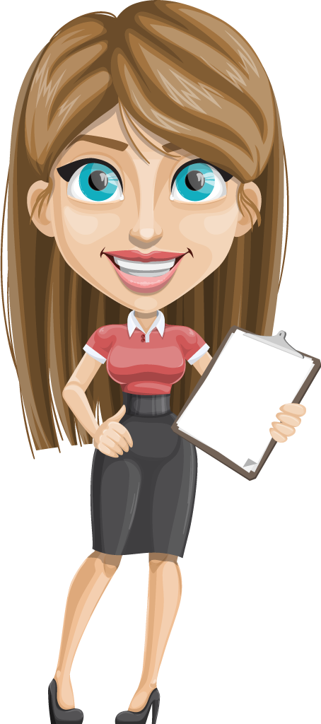 Vector Female Character - Vector Characters