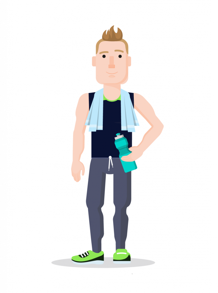 Vector Sport Character Set - Vector Characters