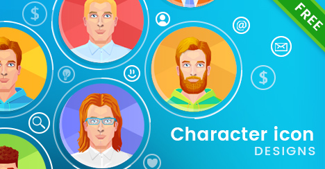 Character Icon Designs Ultimate Collection - Vector Characters