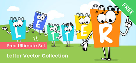 Letter Vector Collection - Vector Characters