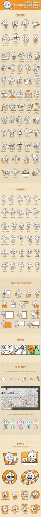 Outline Character - Vector Characters