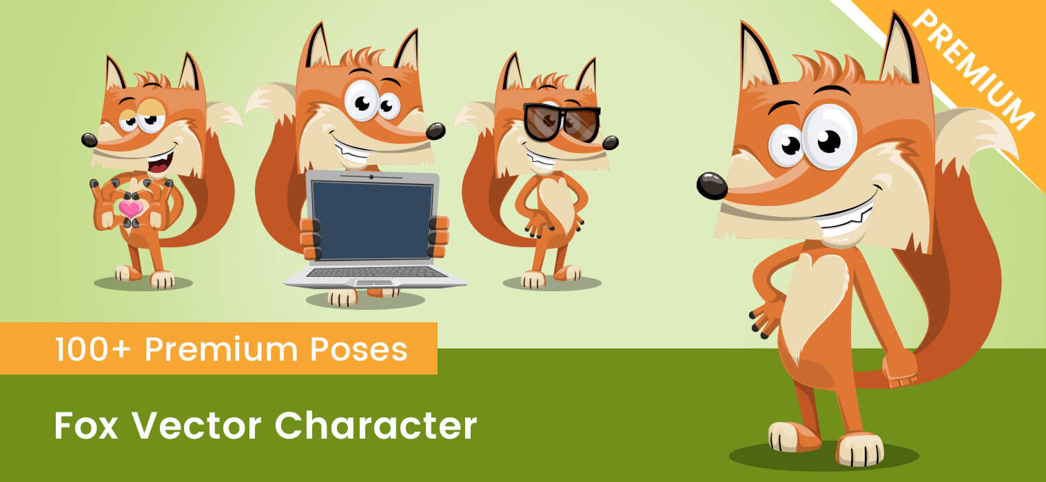 Fox Vector Character - Vector Characters