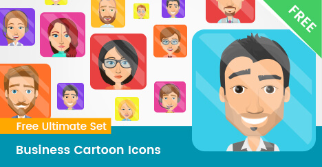 Business Cartoon Icons - Vector Characters