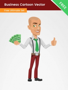 Business Cartoon Vector - Vector Characters