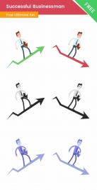 Successful Businessman Vector - Vector Characters