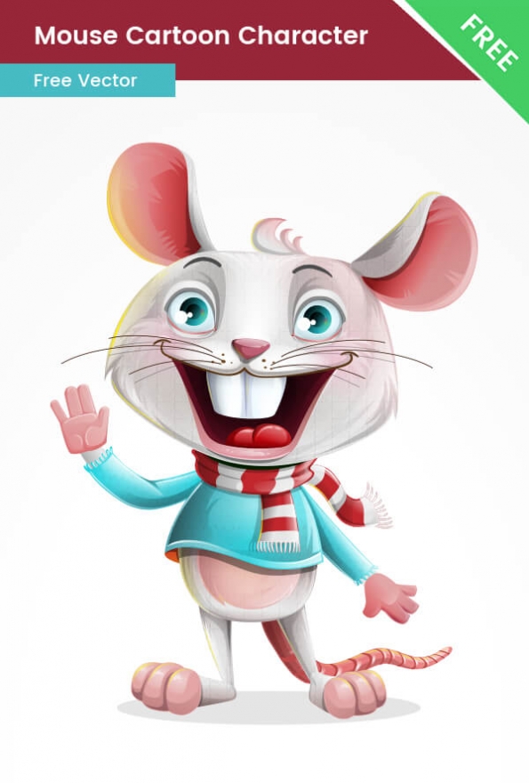Free Mouse Vector Character | VectorCharacters