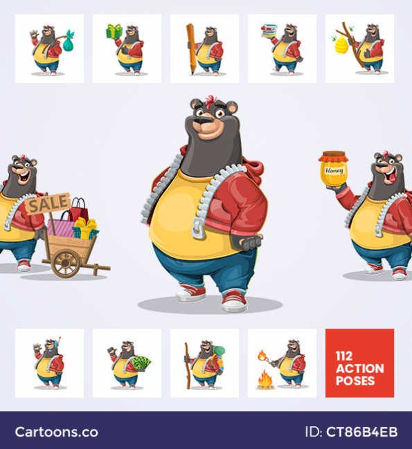 13 Great Bear Vector Graphics For Your Wild Designs - VectorCharacters