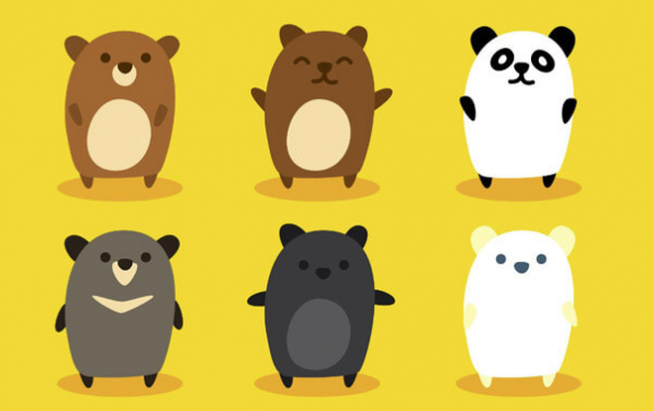 13 Great Bear Vector Graphics For Your Wild Designs - VectorCharacters