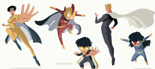 18 Great Vector Superhero Resources To Grab Now - Vector Characters