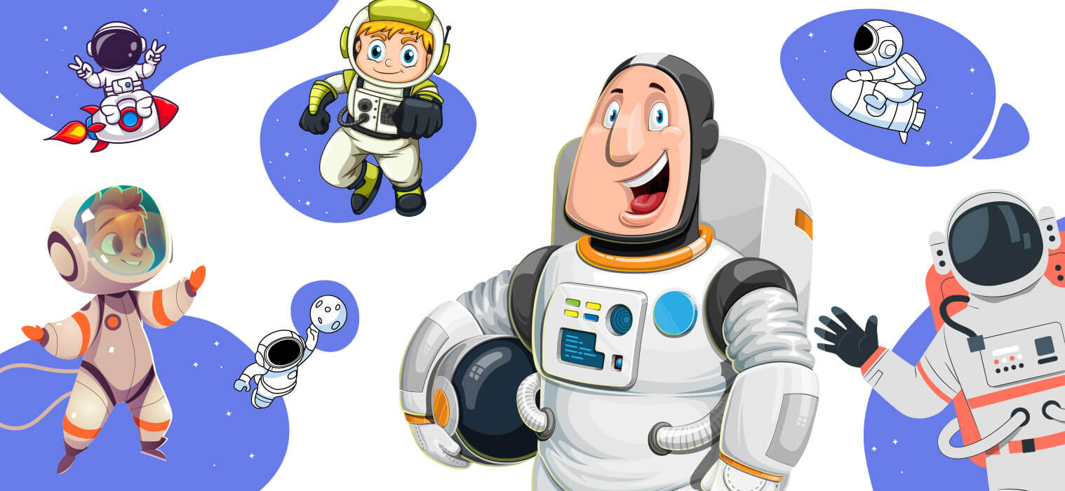 12 Astronaut Vectors to Make Out-Of-This-World Designs - VectorCharacters